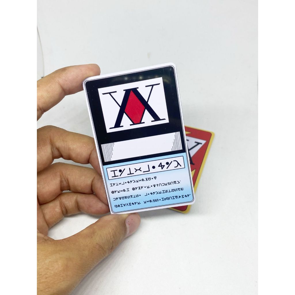 HXH ID Card Hunter X Hunter License Badge Manga Cosplay Accessories ...