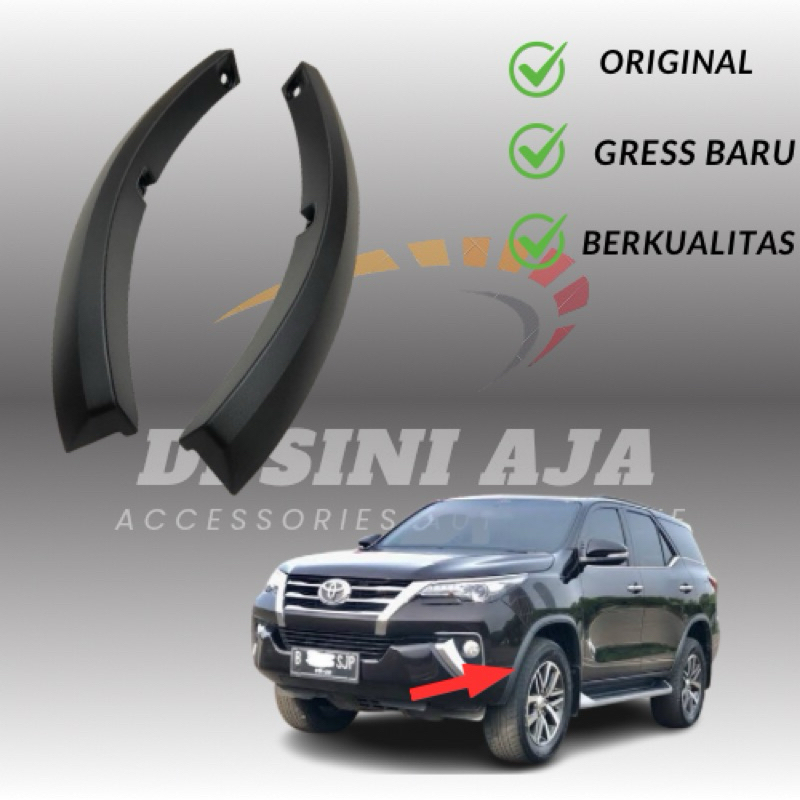 Extension Molding Over Fender Front Bumper Toyota Fortuner VRZ Right ...