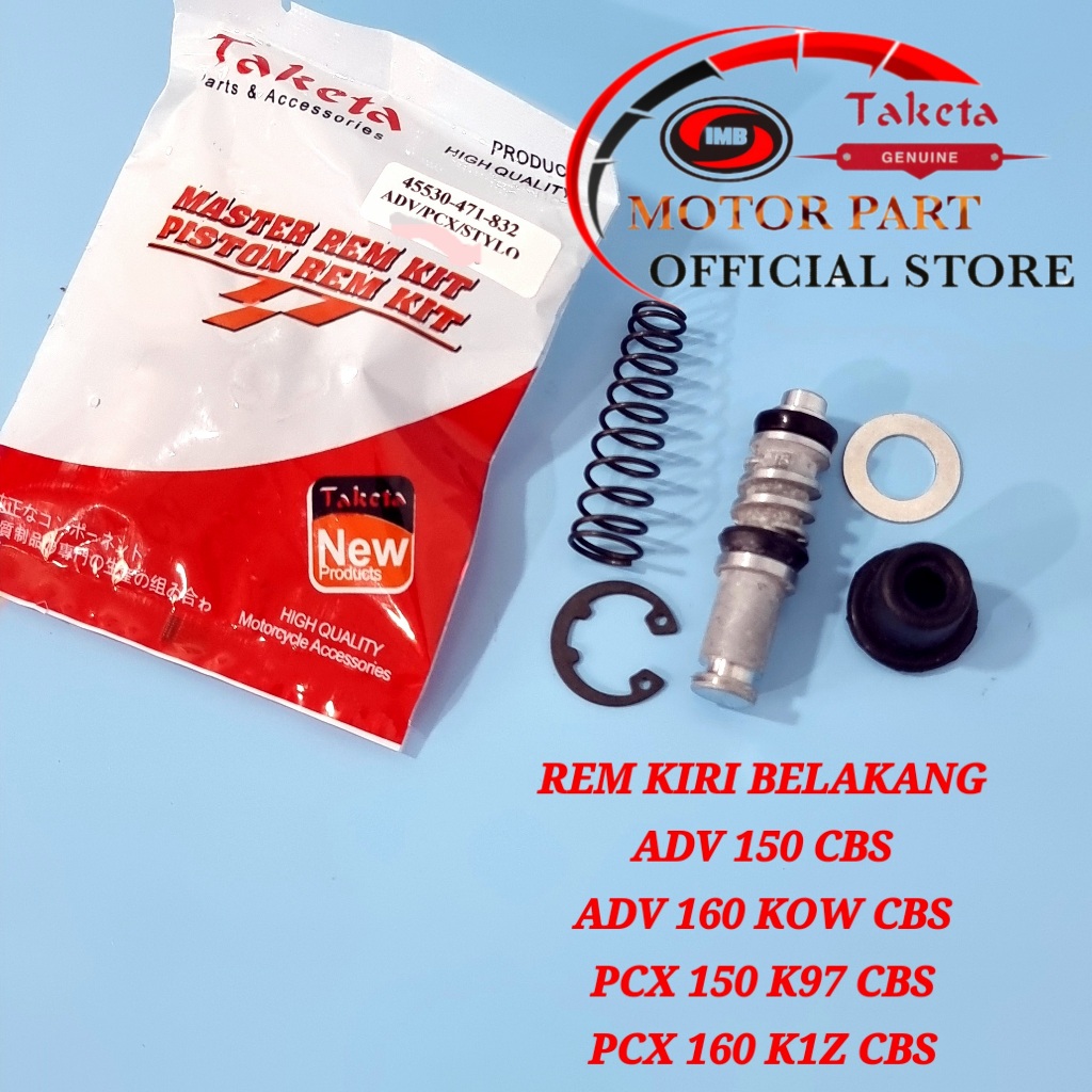 TAKATA SEAL MASTER BRAKE LEFT REAR ADV 150 / ADV 160 / PCX 150 / PCX ...