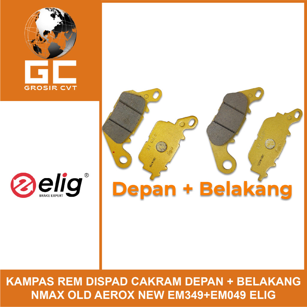 Front Rear Discpad Dispad Brake Pad Package Nmax Aerox Old New Alpha ...