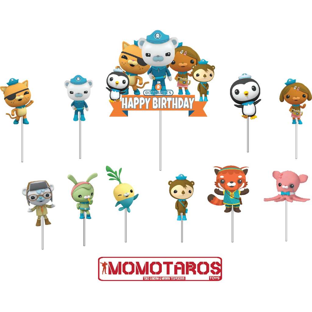 Octonauts cake Topper contains 11 pcs | Shopee Philippines