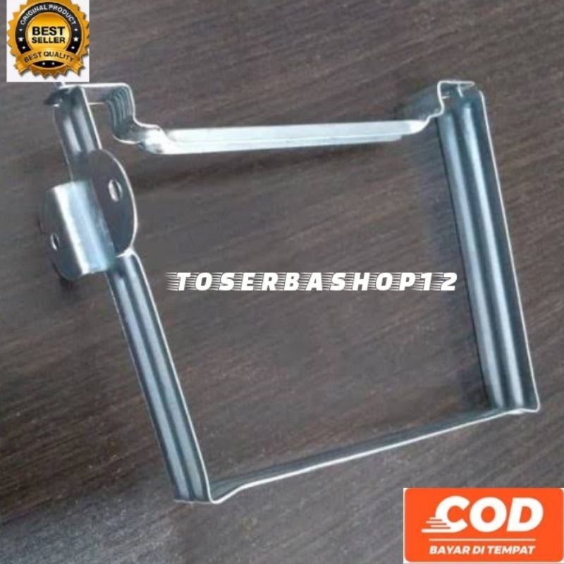 Box water gutter clamps (100)pcs/1box thick galvanized gutter brackets ...