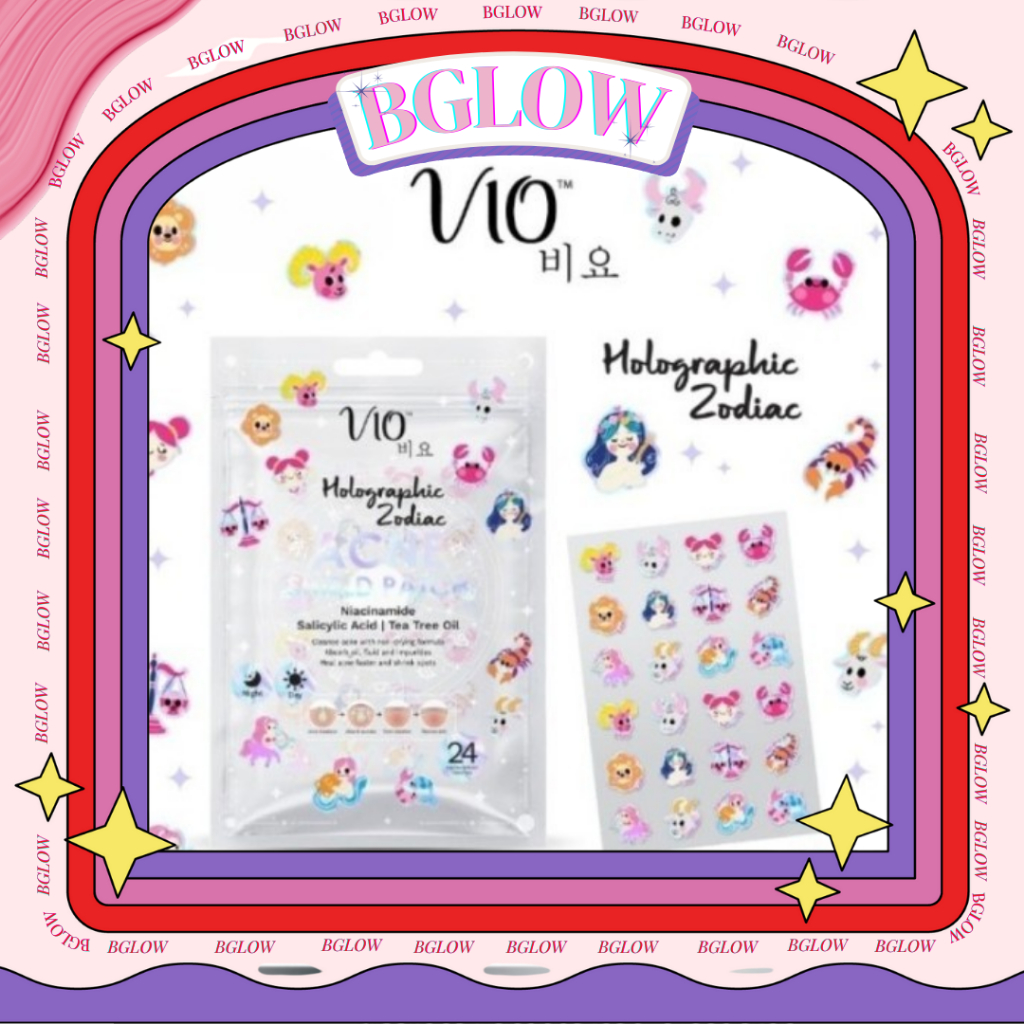 VIO ACNE PATCH Character Holographic Zodiac Character holo Zodiac cute ...