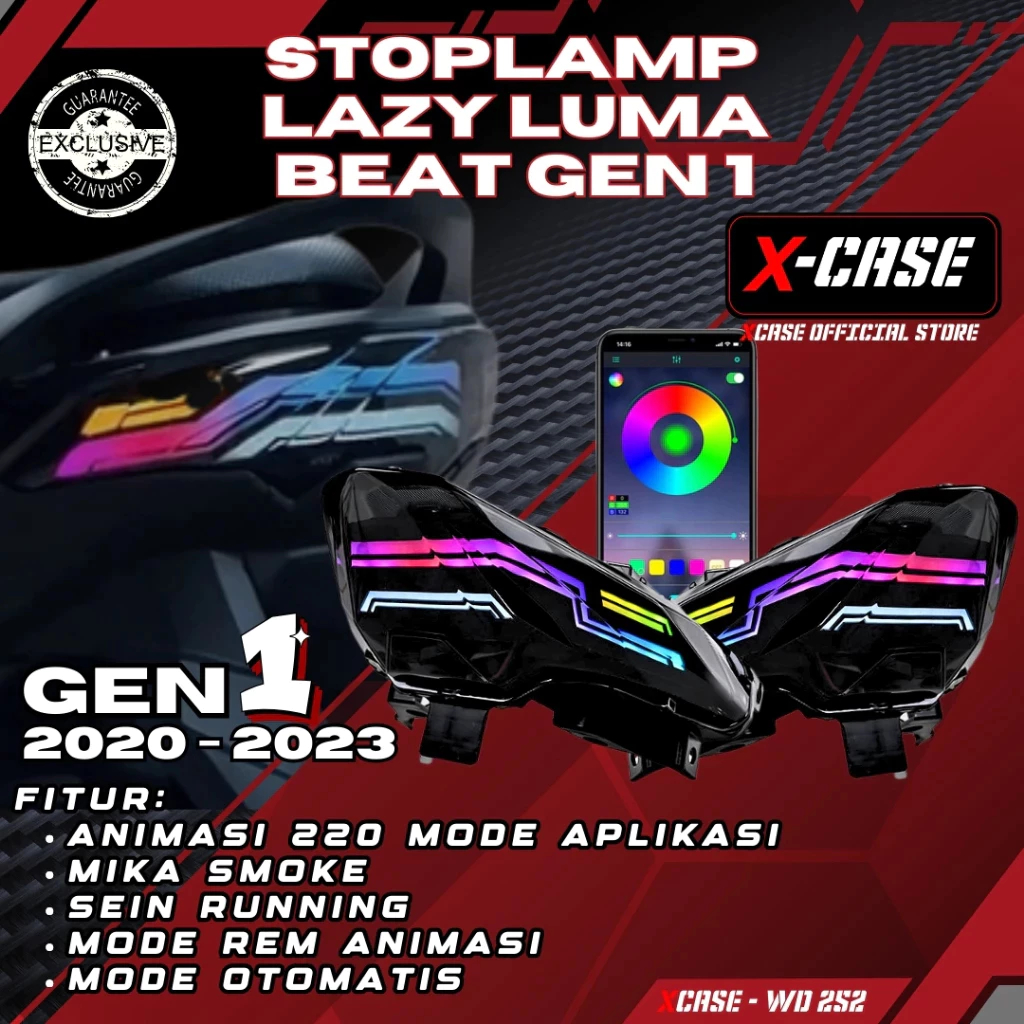 All Beat Stop Lamp New Deluxe Beat CBS Beat Street GEN 1 LAZY TAIL Beat Deluxe 2020-2023 ...