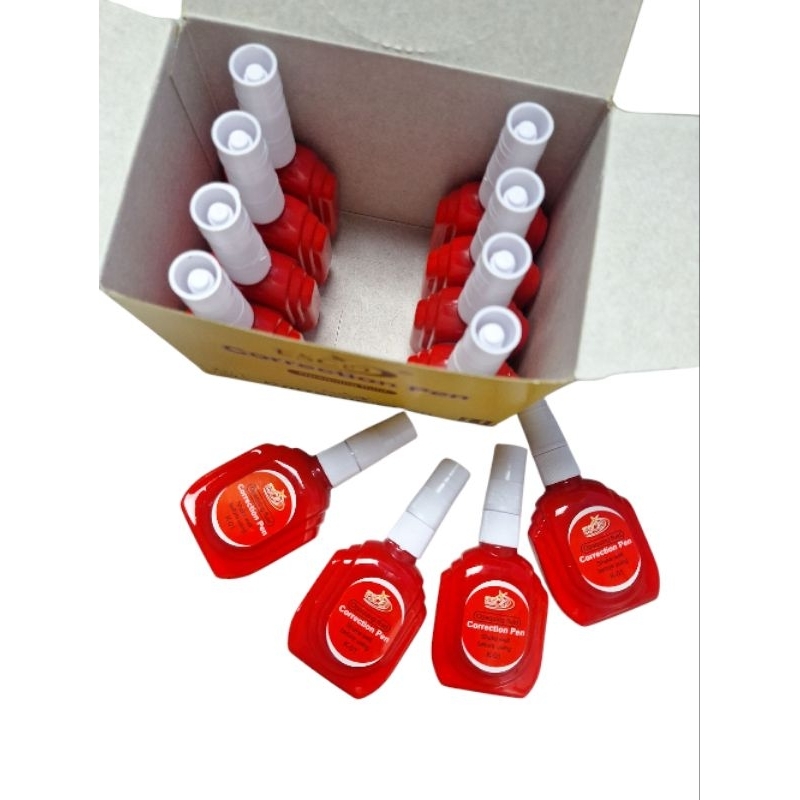 Contents 12 Pcs Type Ex Liquid Esco Correction Pen/Type X Pen | Shopee Philippines