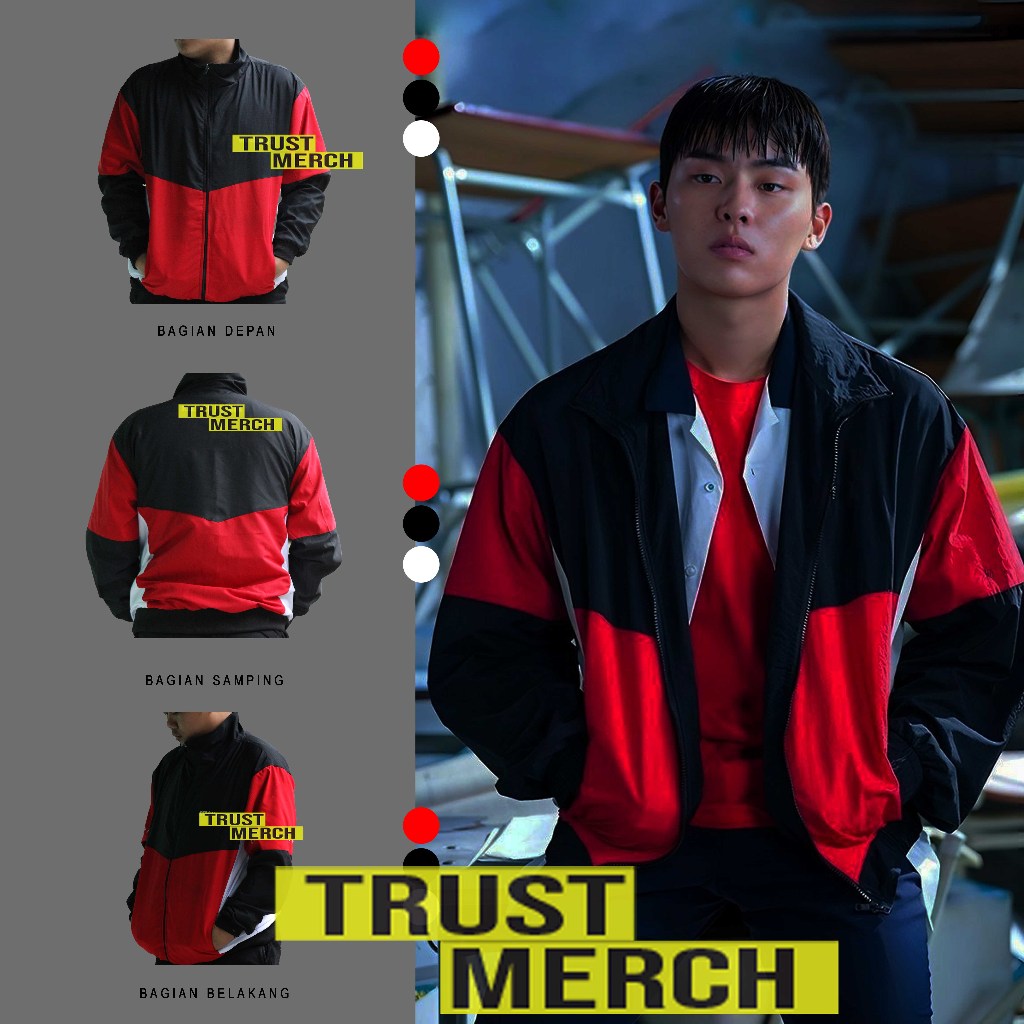 Jacket Parka Weak Hero Ahn Suho Ahn su-ho Outfit Unisex Fake Brand But ...