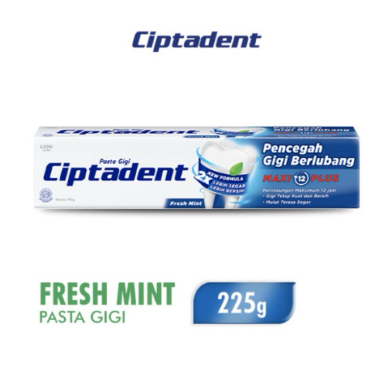 Ciptadent Fresh Mint Toothpaste 225 gr | Shopee Philippines