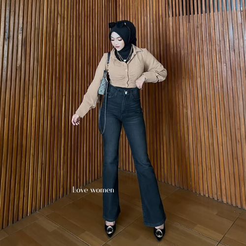 NEW Highwaist Cutbray Jeans Retro 114 - Premium Cutbray Jeans | Shopee ...
