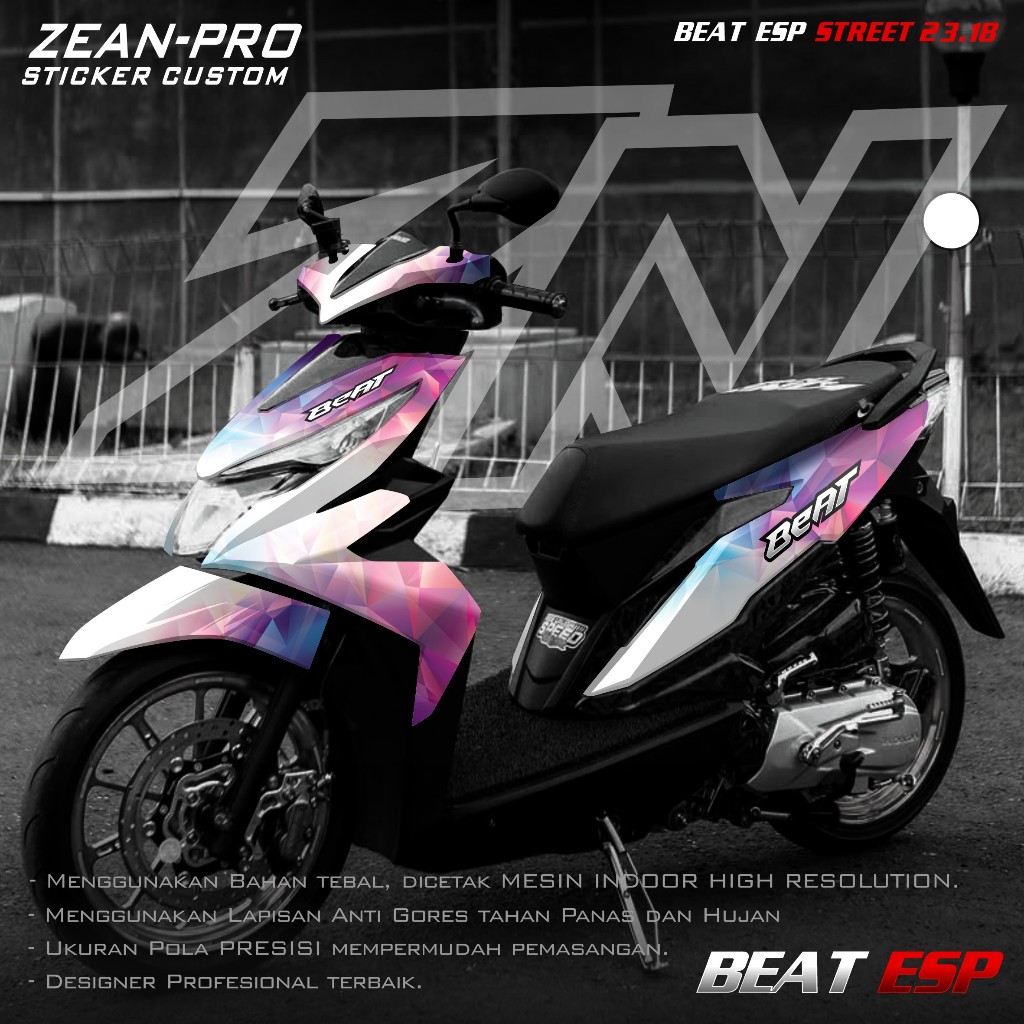 LATEST Decal Sticker Honda Beat Esp Street 2016 2017 2018 2019 Full ...