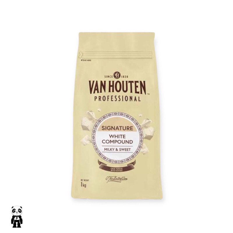Van Houten White Compound Coin Button 1 Kg White Chocolate Compound ...