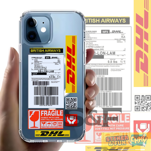 DHL SHIPPER Laminated Vinyl Sticker Pack | Shopee Philippines