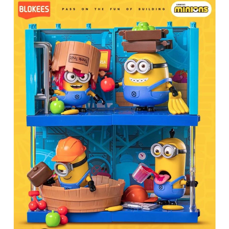 Blokees Figures Minions Model kits Bob Otto Stuart Kevin - PreCOOL ...