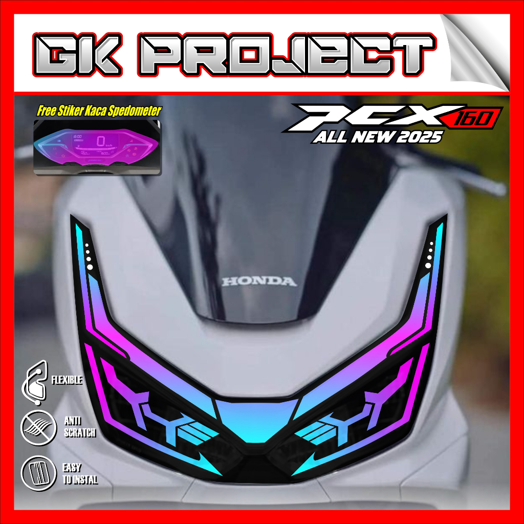 PCX 160 2025 Lamp Sticker | Honda PCX 160 New 2025 Motorcycle Eyebrow ...