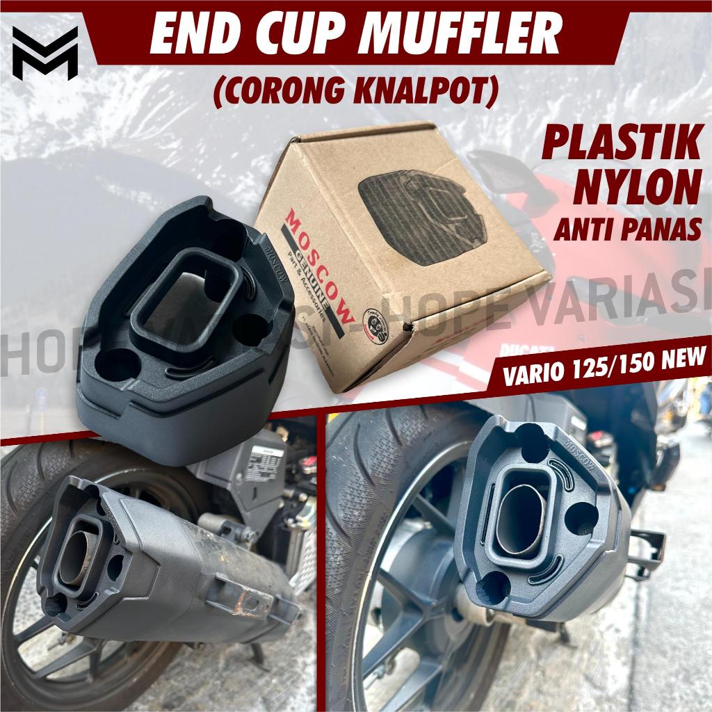 END MUFFLER VARIO 125 150 ALL NEW COVER EXHAUST END CUP MUFFLER VARIO ...
