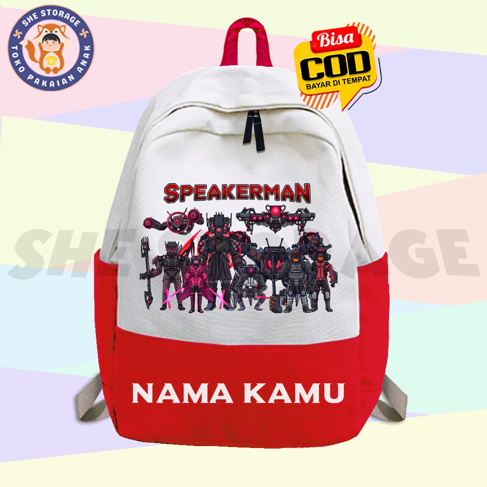 FREE NAME - CHILDREN'S BACKPACK BAG CHILDREN'S SCHOOL BAG SQUAD TITAN ...