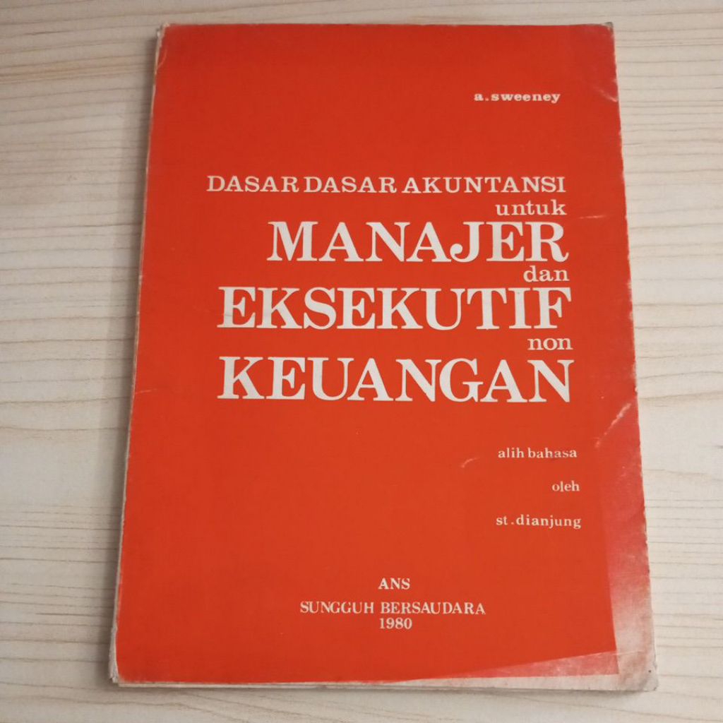 BASIC ACCOUNTING BOOK FOR MANAGE AND EXECTIVE NON FINANCE | Shopee ...