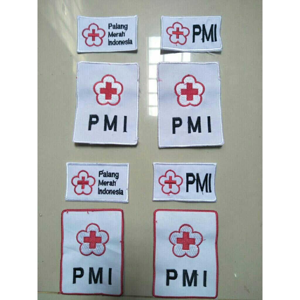 PMI log Badge per 1 set (2 large and small pieces) | Shopee Philippines