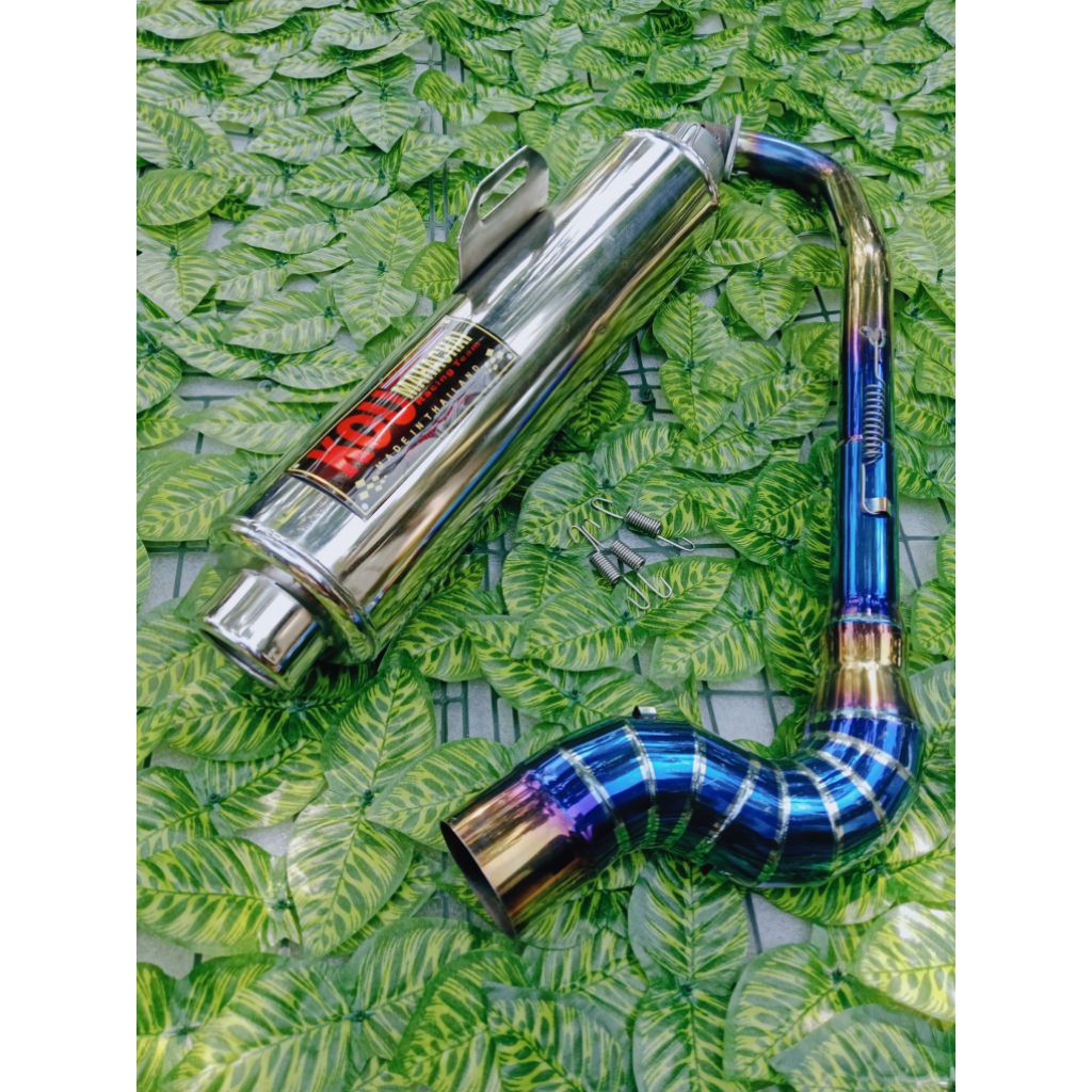 Kou Mahacai 1set pipe 51mm canister contour open specs exhaust pipe for ...