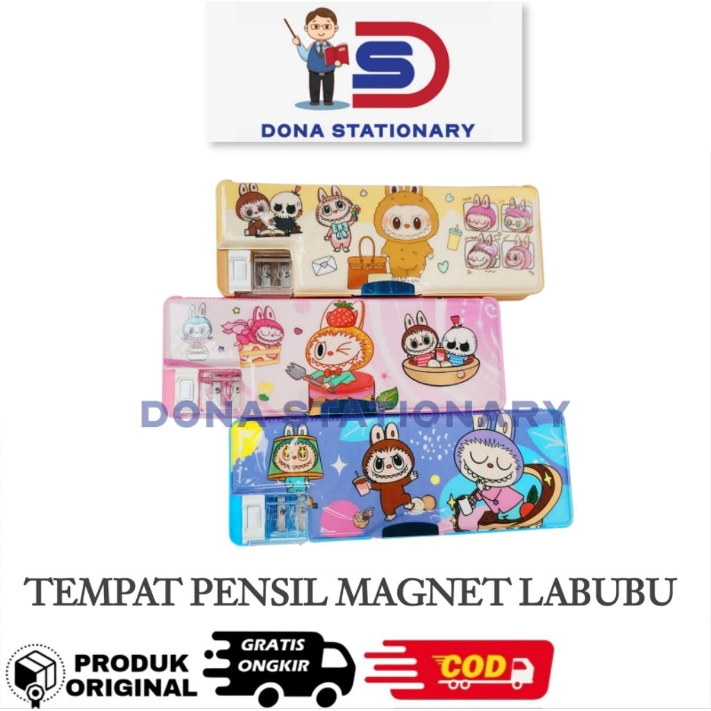 Labubu Magnetic Pencil Box / Labubu Magnetic Pencil Case | Shopee ...