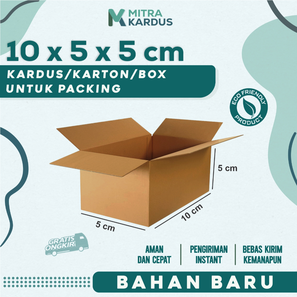 Cardboard packing 10x5x5 cm / premium single wall corrugated cardboard ...