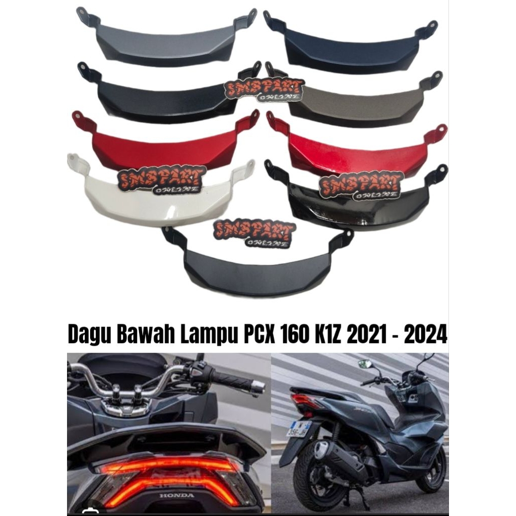 MERAH FR center cover chin lower headlight connection honda PCX 160cc ...