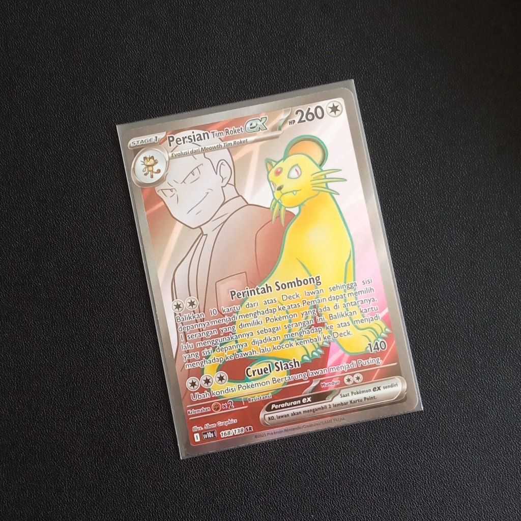 Persian Rocket Team EX SR sv10s The Independence of the Pokemon TCG ...