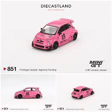 Mini gt MGT 851 LB WORKS x ABAS WORKS ABARTH 595 pink | Shopee Philippines