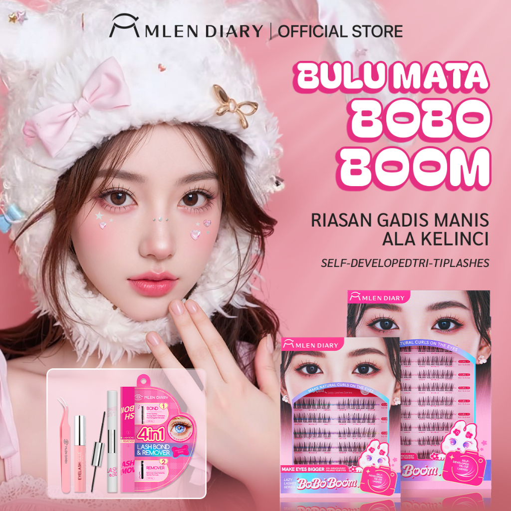 MATA MLEN DIARY Bling Baby Eyelashes BOBO/DUDU/ME Series Newly Improved ...