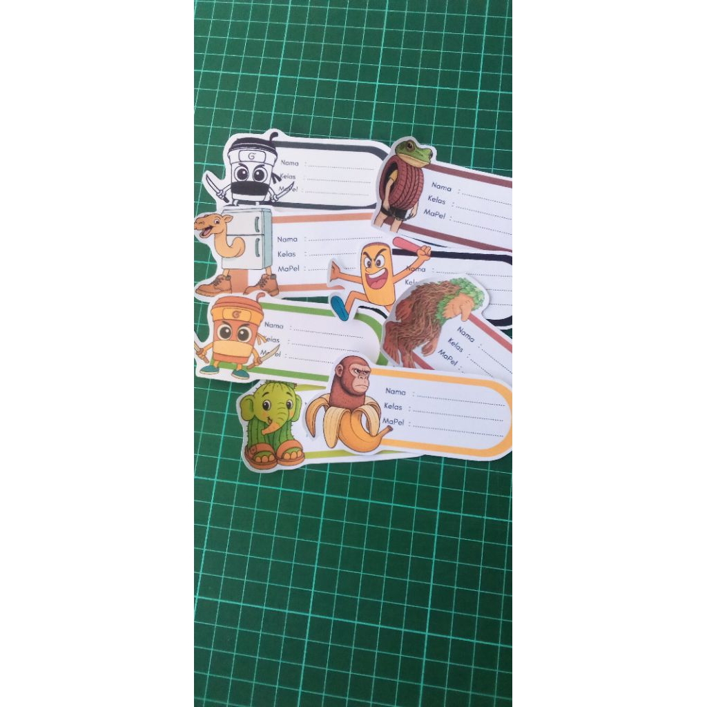 Brainrot anomali character textbook name sticker | Shopee Philippines