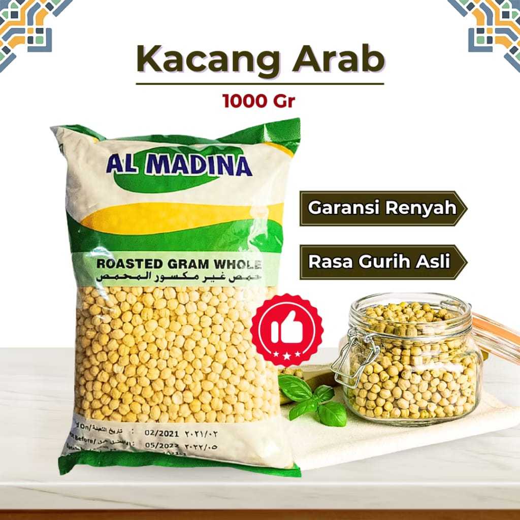 Original Savory 1 kg Arabian Beans By Haji & Umrah Roasted Chickpeas ...