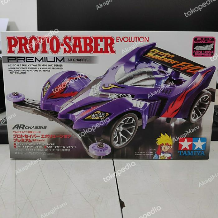 Tamiya Mini 4WD Proto Saber Evolution AR Chassis MIJ | Shopee Philippines