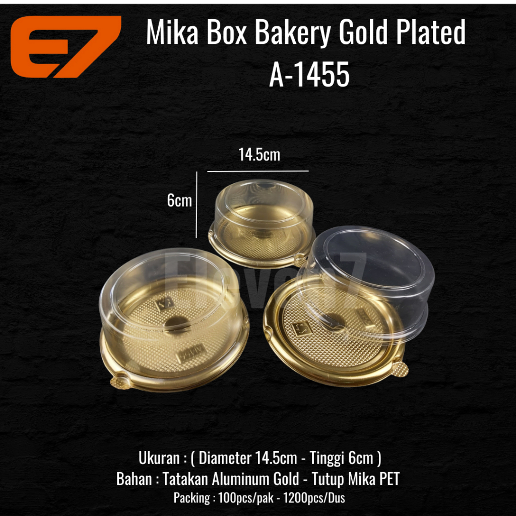 Mika Box Bakery Tart A1455 Tumpeng Mini Baking Tray Cake (100pcs ...