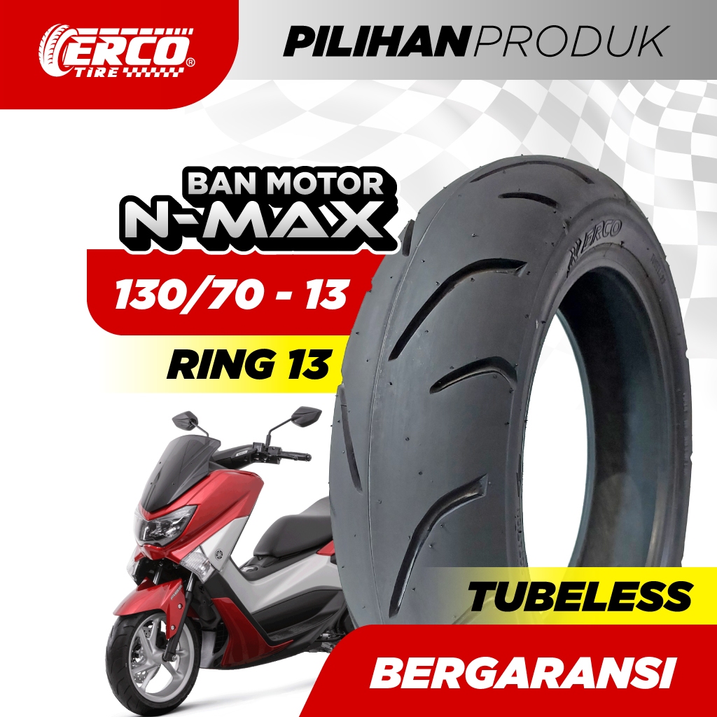 Automatic Motorcycle Tire / Nmax 130/70 - 13 Tubeless (Yamaha Nmax Rear ...