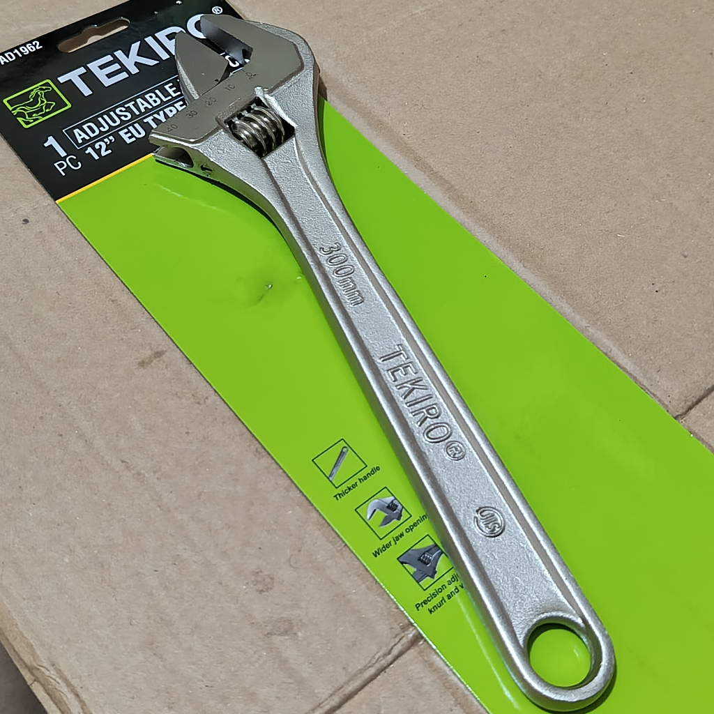 Tekiro wrench / 12 inch adjustable wrench tekiro | Shopee Philippines