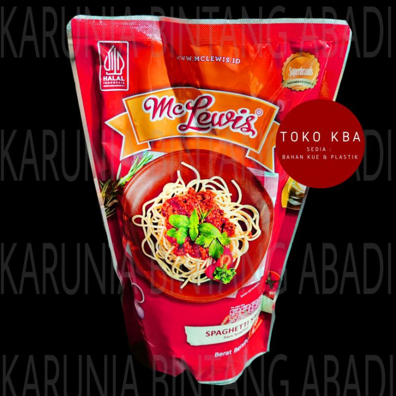 Spaghetti Sauce Mc Lewis pouch 1 kg | Shopee Philippines