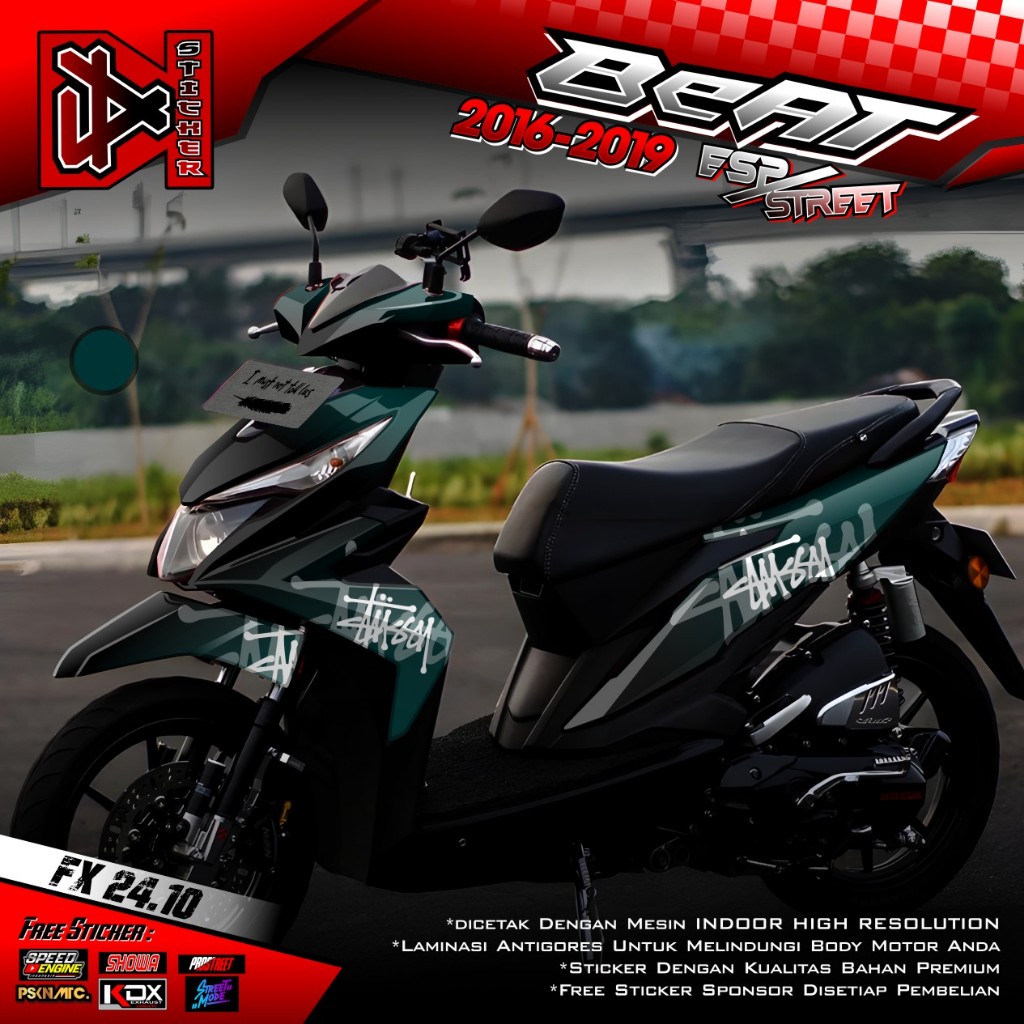 Newest Decal Sticker for Honda Beat Street Esp 2016 2017 2018 2019 ...