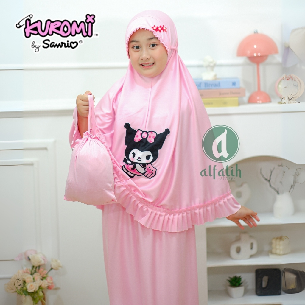 Kuromi MIMI ARETHA CHILDREN'S MUKENA - NEWEST KUROMI CHARACTER REMPEL ...