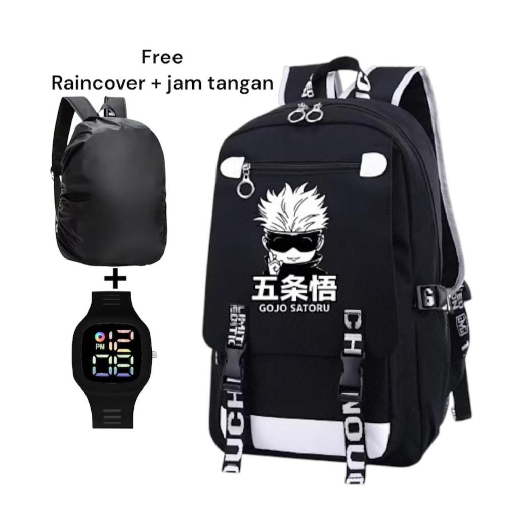 Gtb-bags ANIME GOJO SATORU School Backpack Boys Backpack | Shopee ...