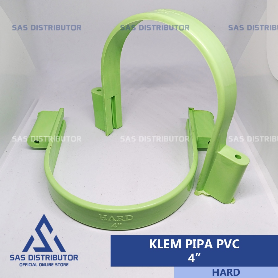HIJAU Pipe Clamps 4" inch Hard / Green Pipe Clamps 4" inch PVC / Pipe ...