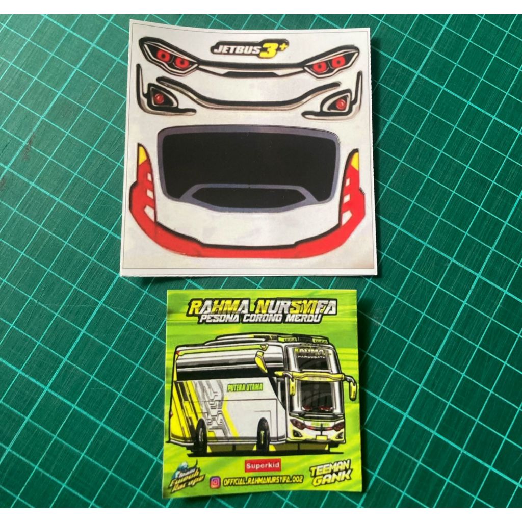Jetbus 3+ Vol.2 BUS Light Miniature Stickers (BONUS STC BUS) | Shopee ...