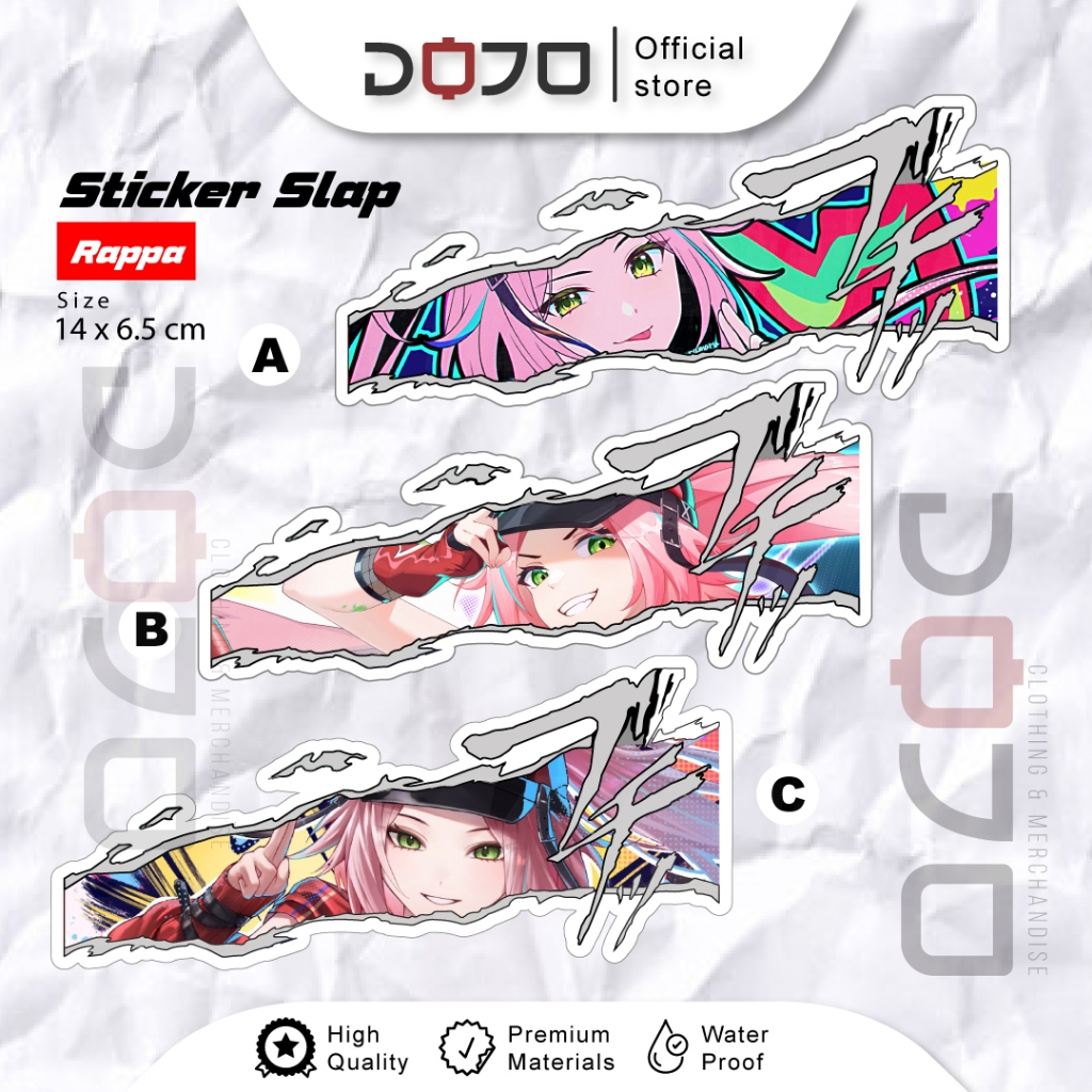 Vinyl Honkai Star Rail Rappa HSR Sticker for motorbike car notebook ...