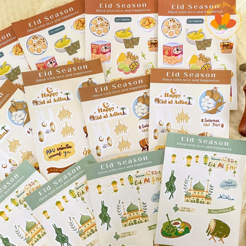 Stickers / Scrapbook Fasting Ramadhan eid Al-Fitr eid eid stickers ...
