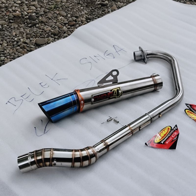 Set Daeng sai4 Open Spec Daeng sai4 exhaust pipe for tmx 125 155 rusi ...