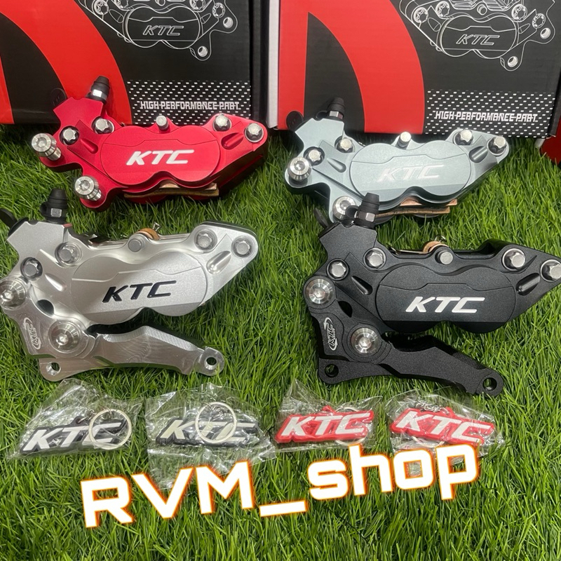 KTC FRONT CALIPER SET 4P AXIAL KTC RACING ORIGINAL + KTC 260MM CNC BRACKET VARIO160 ABS/CBS ...