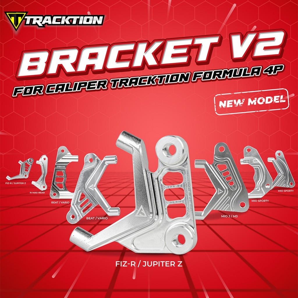 Bracket V2 CALIPER TRACKTION FORMULA DISC 260 MM AND 220 MM (FRONT ...