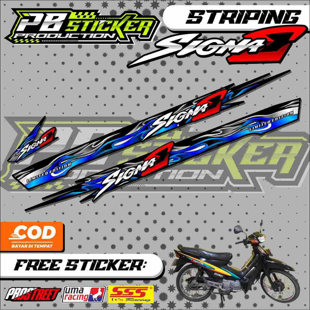 Striping VARIATION YAMAHA SIGMA E / STICKER VARIATION LIST MOTORCYCLE ...