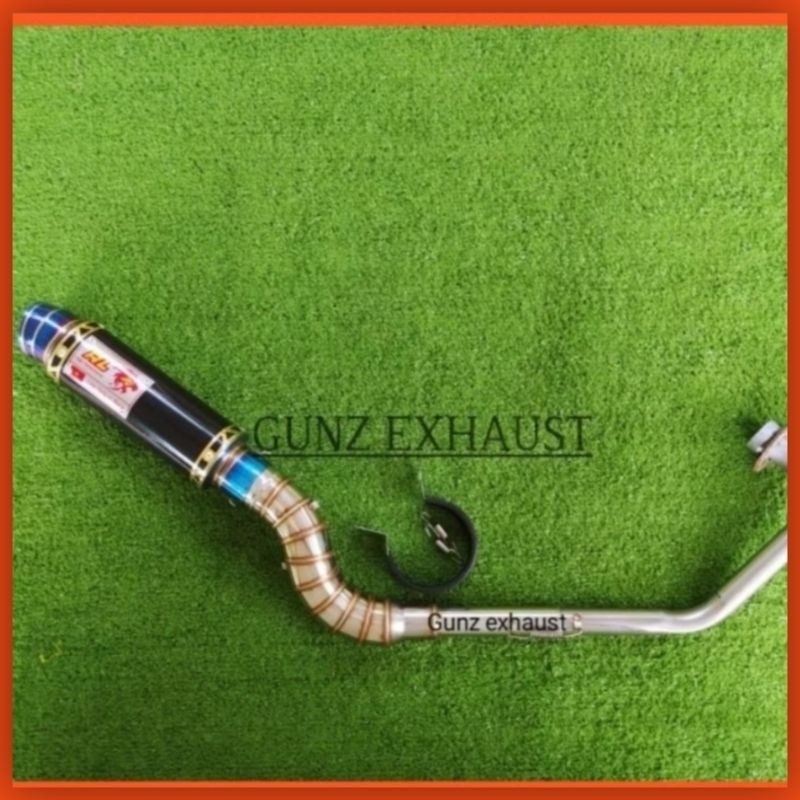 Red leo Exhaust Red leo muffler 32Mm manifold Pnp For Y15ZR Lc135 ...