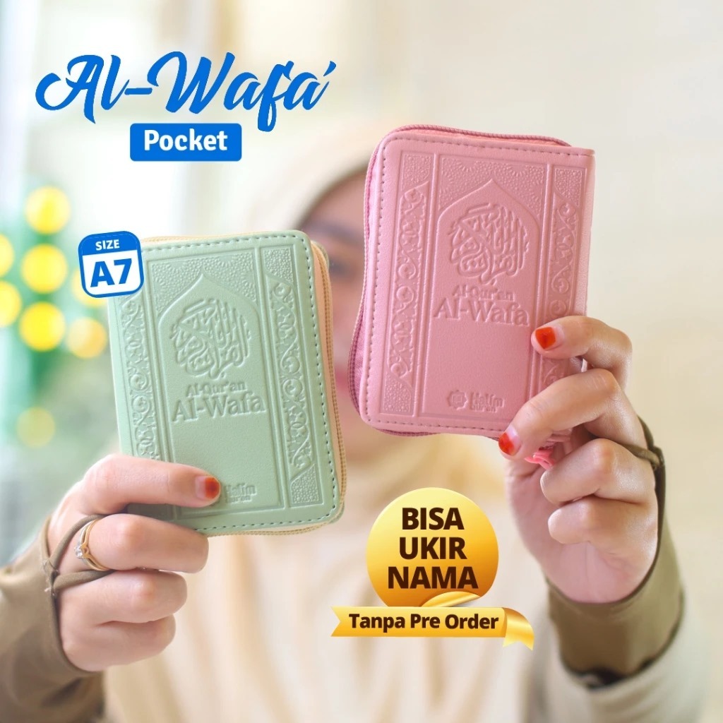 AL QURAN SMALL POCKET AL WAFA POCKET CUSTOM NAME MINI MUSHAF SIZE A7 ...