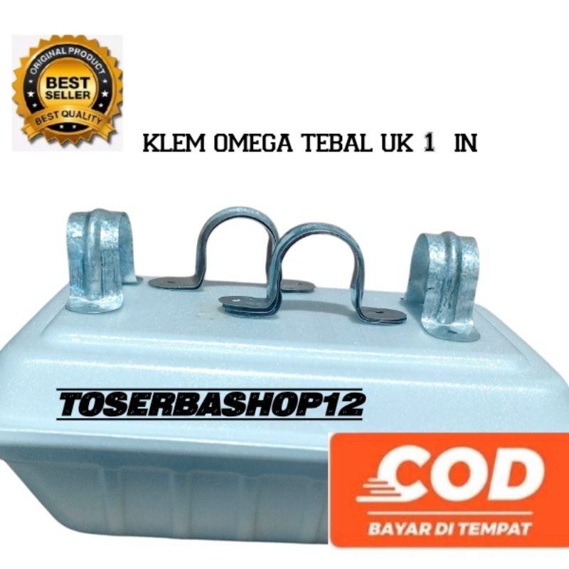 Omega Clamps 1 inch Thick, Galvanized Iron Pipe Clamps | Shopee Philippines