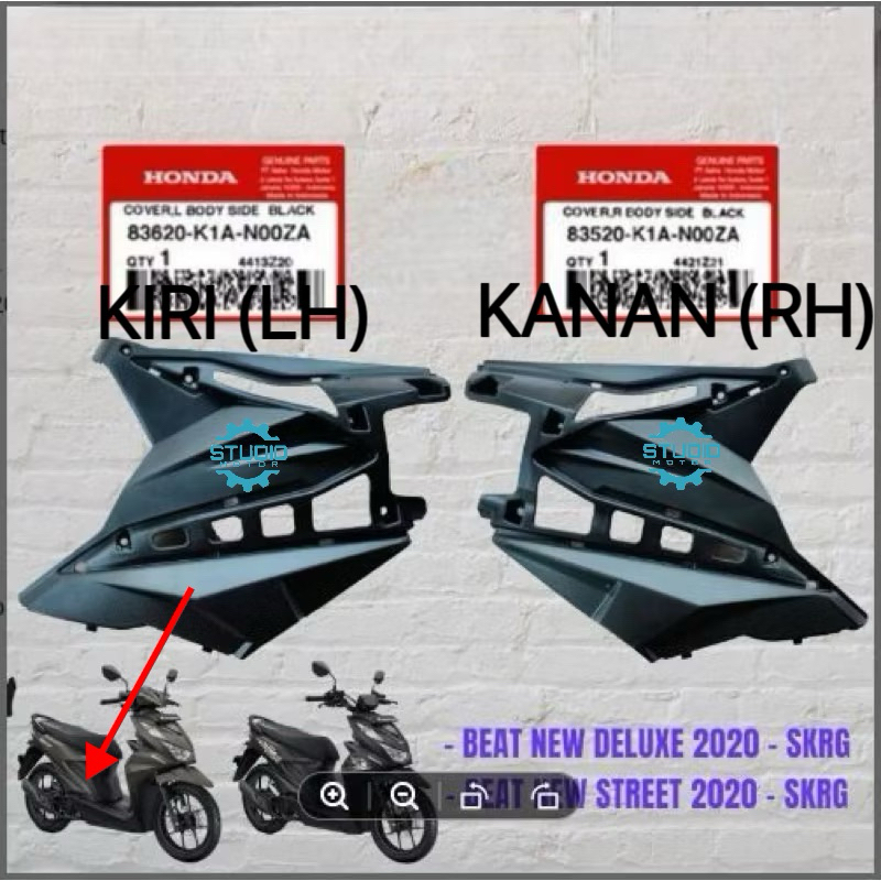 Body CONNECTION BEAT LED K1A STREET DELUXE 2020 2021 2023 2024 ORIGINAL ...